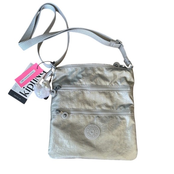Kipling | Bags | Kipling Keiko Womens Crossbody Bag Silver Bright ...